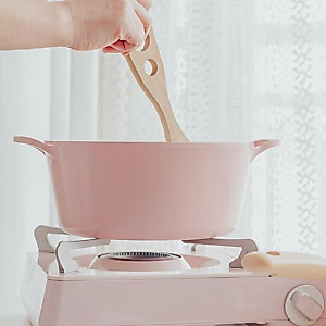 Kitchen Essential 6-Piece Retro Pot Set with Lid, Healthy Cooking Nonstick Ceramic Coating Casserole, Made in Korea