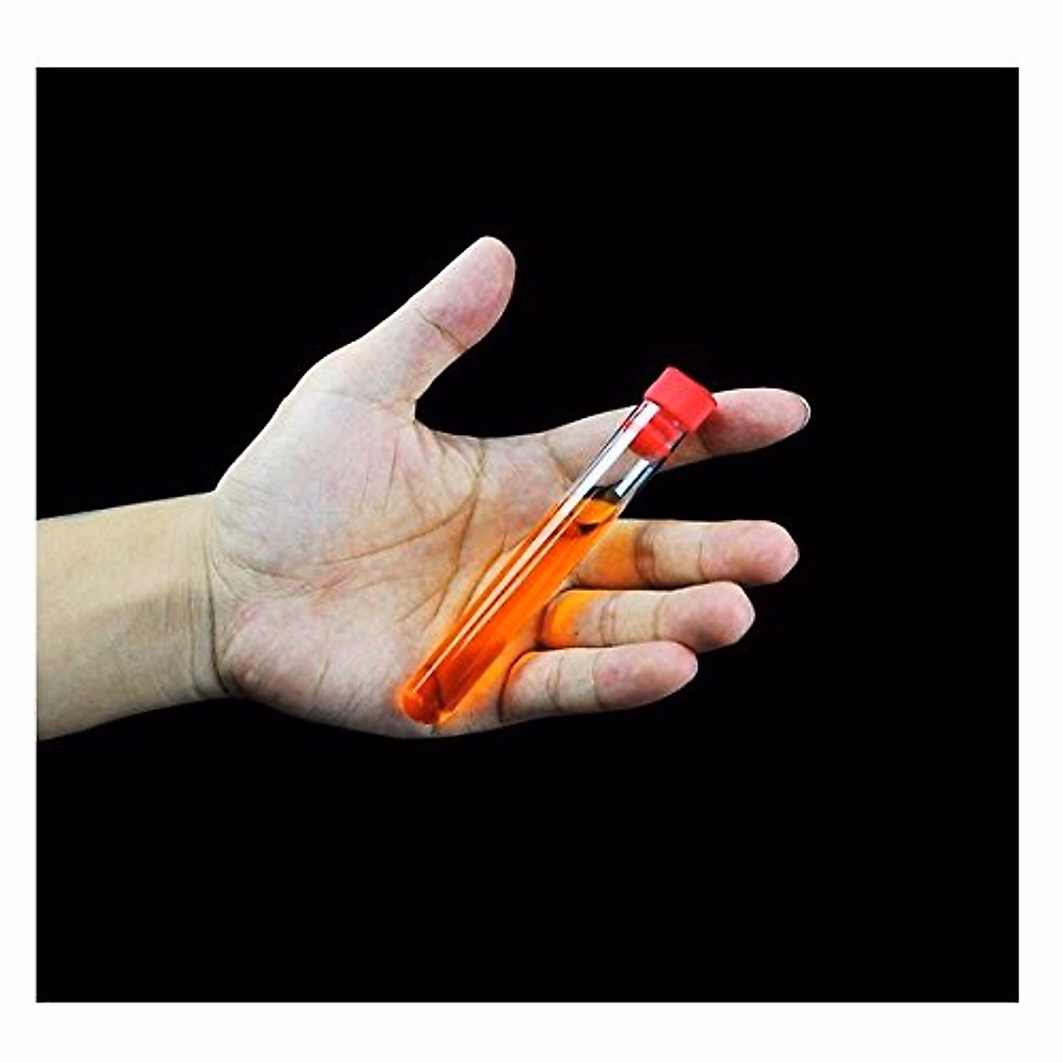 30PCS Plastic Clear Test Tubes with Caps, for Scientific Experiments,School Teaching, Storing Beads, Liquids (12¡Á100mm)