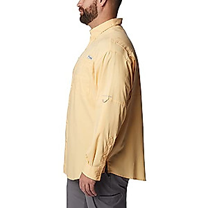 Columbia Men's Standard Tamiami II Long Sleeve Shirt, Cocoa Butter, Medium