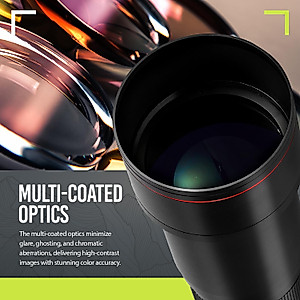 High-Power 650mm-2600mm f/8 Manual Telephoto Lens for Canon Digital EOS Rebel EOS-M, EOS M2, EOS M5, EOS M6, EOS M6 Mark II, EOS M10, EOS M50, EOS M50 II, EOS M100, EOS M200 Cameras