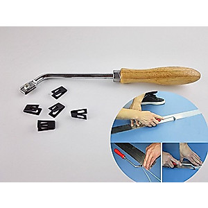 Go2Home 1600W Plastic Welder Kit Hot Air Welder Gun Complete Tool Set Hand Held Torch Welder Pistol with Flooring Butterfly Repair Welding Kit Carry Case