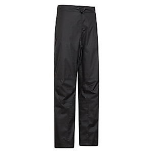 Mountain Warehouse Spray Womens Waterproof Overpants - Regular Length Black 2