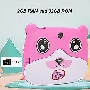 7 Inch Kids Tablet, for Android 10 Tablet 32GB MTK6592 Octa Core Tablets PC, Rear 5MP Camera, Dual Band WiFi Tableta Support Gravity Sensing, Big Battery Life (US)