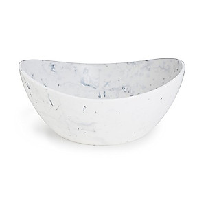Architec EcoSmart EcoMarble Serving Bowl, 3qt BPA-Free Recycled Plastic, Made in The USA