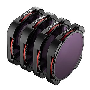 Freewell Bright Day - 4K Series - 4Pack Filters Compatible with Hero12, Hero11, Hero11 Mini, Hero10, Hero9 Black