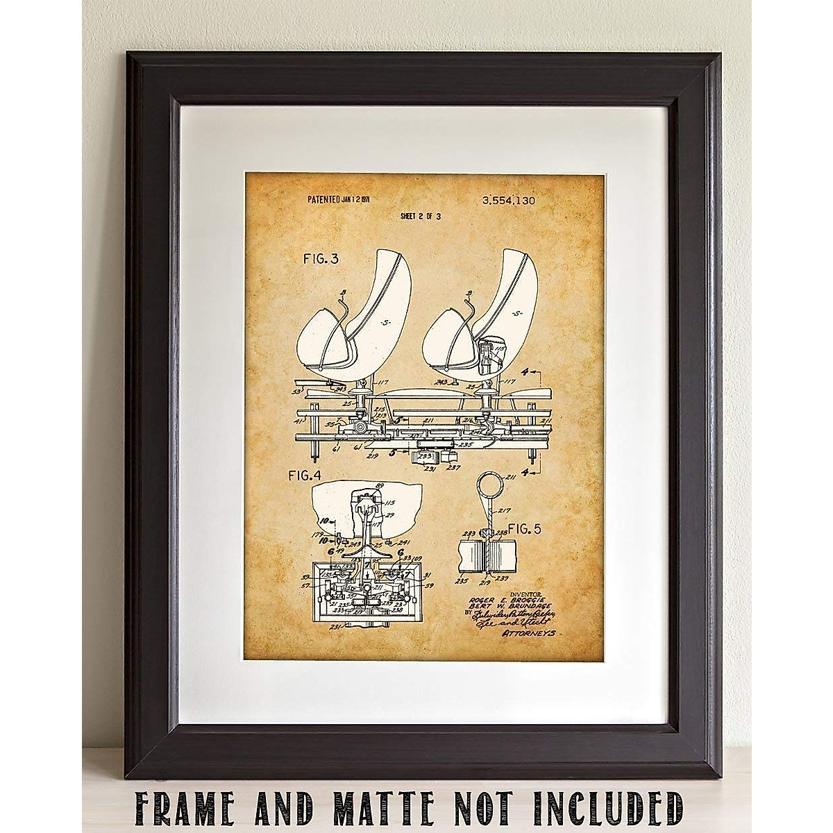 Disney Haunted Mansion Doombuggy Omnimover Patent - Great Home and Kids Room Decor, Amusement Ride Bedroom Display, Classic Gift for Children and Disney Fans,11x14 Unframed Patent Print Poster