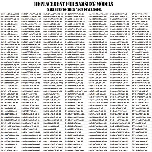 Dry Drum Felt Gasket Kit Part DC97-07618A with Large High-Temperature Adhesive Included Part Compatible with Samsung Dryers Replaces PS4218879 AP4453798 PD00025731 3998155 DV42H5200EW DV42H5000EW