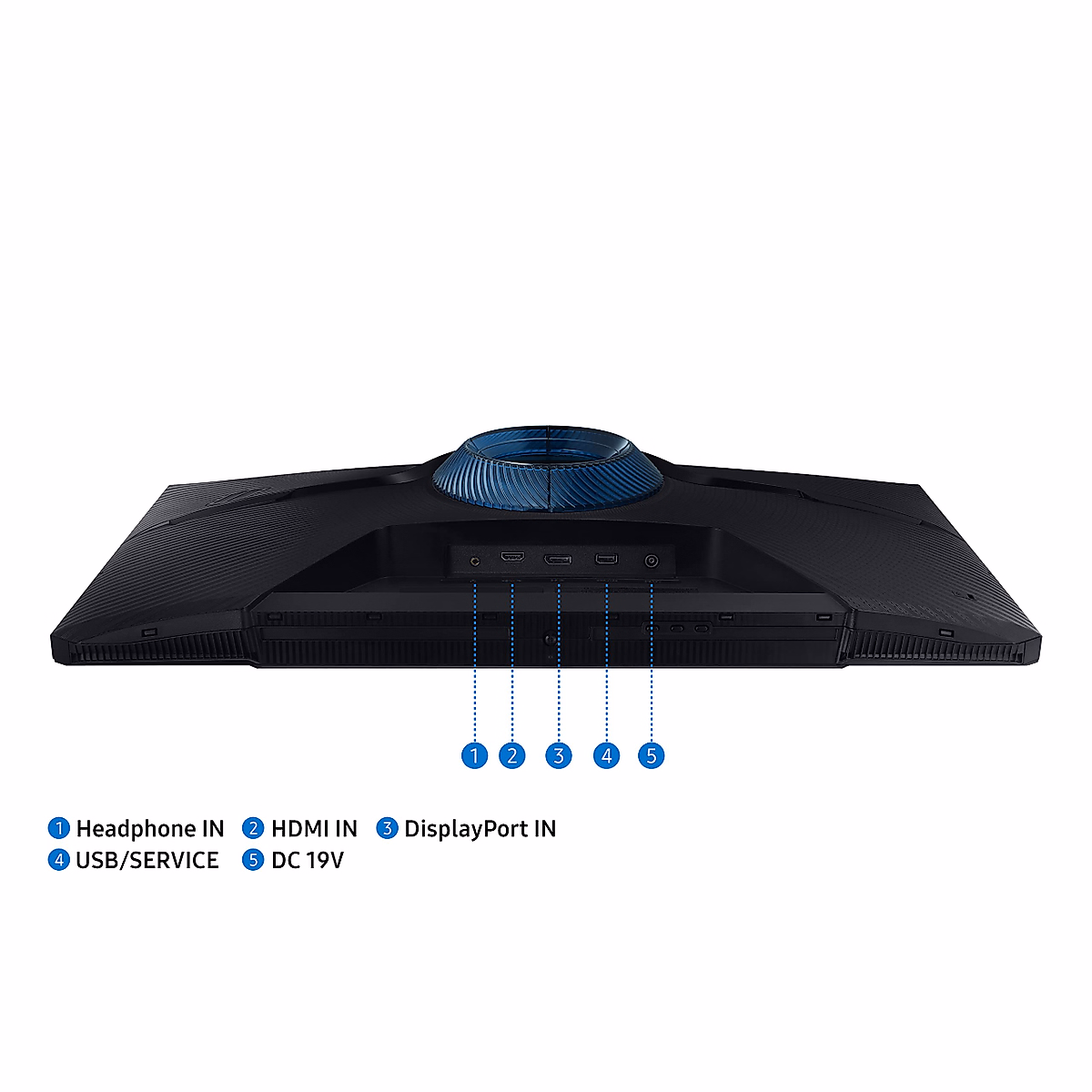 SAMSUNG 32" Odyssey G55A QHD 165Hz 1ms FreeSync Curved Gaming Monitor with HDR 10, Futuristic Design for Any Desktop, LS32AG550ENXZA