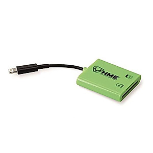 HME Compact Portable SD Card Reader for iOS | Supports All Apple iOS Versions | Not Compatible with 30 PIN Connectors
