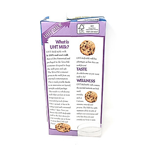 Parmalat Fat Free UHT Shelf Stable Milk 1 Qt (Pack of 6)