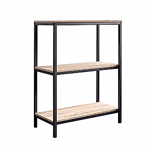 Sauder North Avenue 3 shelves Bookcase, Charter Oak finish, L: 23.47" x W: 11.50" x H: 30.47"