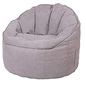 GYDJBD Creative Leisure Small Apartment Fabric Lazy Sofa, Single Balcony Bedroom Small Sofa Bean Bag Sofa