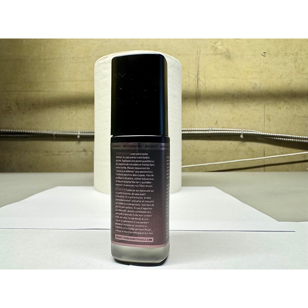 The Beard Struggle - Day Liquid Tonic Beard Oil - Platinum Collection, Vanir's Wisdom - Beard Oil for Men - Moisturize, Softens Hair, Reduces Itch - Day Time Beard Growth Oil (1 Fl oz)