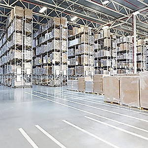 Lepro 2ft Liner High Bay LED Shop Light 220W, 30,800lm, 5000K Daylight, 800W HPS Equivalent, 1-10V Dimmable Commercial Warehouse LED Lighting, 120-277V, 110° Beam, Industrial Ceiling Light Fixture