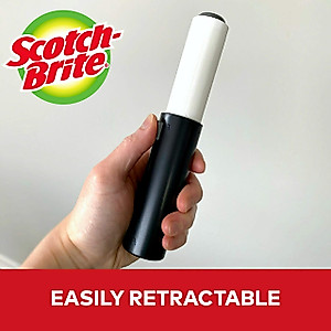 Scotch-Brite Mini Travel Lint Roller, Works Great On Pet Hair, 30 Sheets