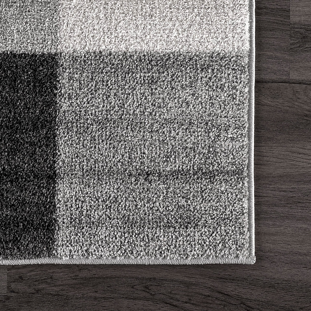 nuLOOM 8' x 10' Performance Indoor Area Rug, Non-Shed, Power Loomed High-Traffic Area Rug for Living Room, Bedroom, Home, Aisha Grey