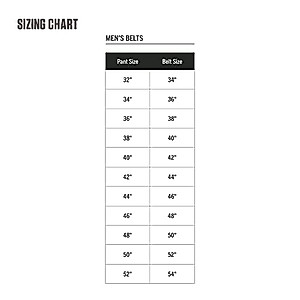 Carhartt Men's 36 Rugged Burnished Leather Box Belts, Black