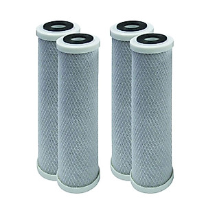 CFS – Carbon Block Water Filter Cartridges Compatible with GE GXWH04F, GXWH20F, GXWH20S & GXRM10 Models – Remove Bad Taste & Odor – Whole House Replacement Water Filter Cartridge- White (Pack Of 4)