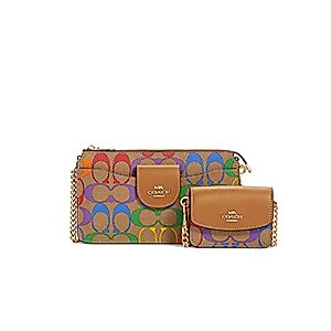 COACH Rainbow Pride Signature Poppy Crossbody Purse - #C4697