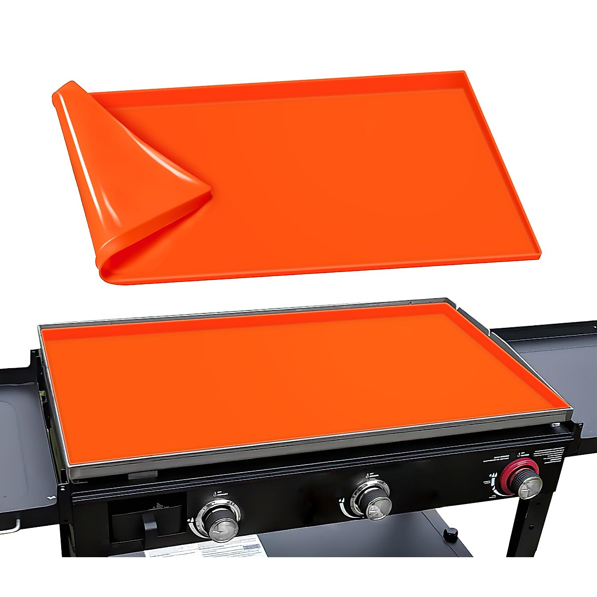 28 Inch Griddle Silicone Mat for Blackstone, Food Grade Heavy Duty Griddle Cover, Protect Blackstone Griddle Buddy from Debris, Rodents, Insects, Dirt and Rust, All Season Reusable Protective Cover