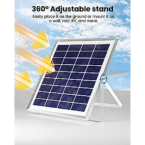 moreximiximi Solar Powered Fan,25W,Chicken Coop Fan,Solar Fans,Solar Exhaust Fan,Ventilation System,12FT Cable,DC Power,Dual Aluminum Shell,Weatherproof Dual Fan for Green House,Chicken Coops, Sheds