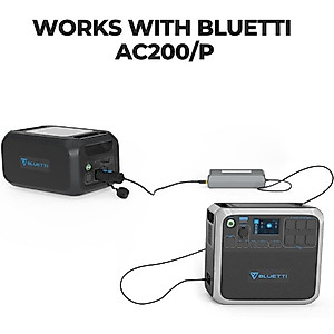 BLUETTI DC Charging Enhancer D050S 500W, Compatible with BLUETTI Power Station EB150/EB240/AC200/AC200P/AC200MAX& Battery Pack B230/B300