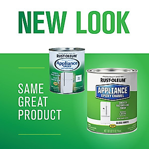 Rust-Oleum 241168 Specialty Appliance Epoxy Paint, Quart, Gloss White 32 Fl Oz (Pack of 1)