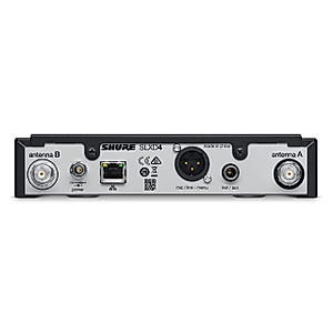 Shure SLXD4 Single Channel Receiver - for use with SLX-D Digital Wireless Microphone Systems, Transmitter Sold Separately | G58 Band (SLXD4=-G58)