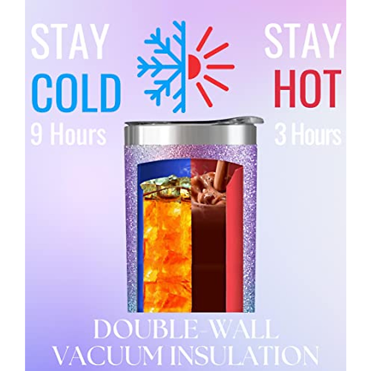 Personalized Tumblers with Lids and Straws for Women, Monogrammed Travel Mug with Initial M, Unique Gifts for Her, Bridesmaids, Friends, Sisters, Mom