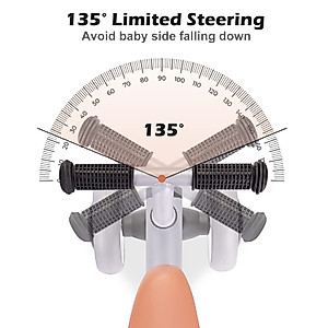 Baby Balance Bike for 1 Year Old Boys Girls Gifts, Baby Bicycle for 10-36 Months, Kids First Bike or Birthday Gift, Riding Toys for Toddlers 4 Silent Wheels No Pedal Bicycle with Steel Frame (Grey)