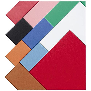 SunWorks 6503 Construction Paper, 58 lbs., 9 x 12, Assorted, 50 Sheets/Pack