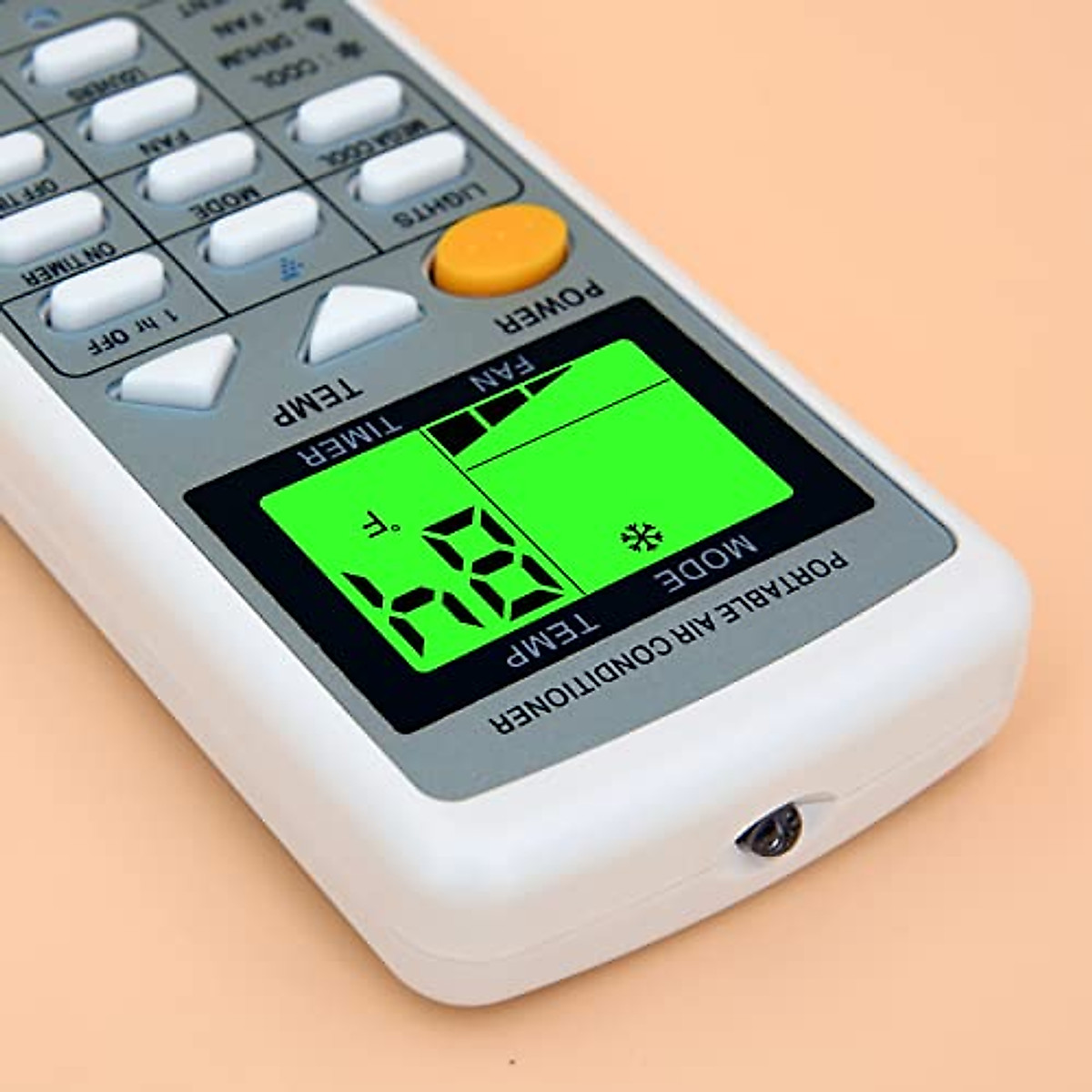 Replacement for Sharp Air Conditioner Remote Control Model Number: CRMC-A805JBEZ CRMC-A663JBEZ Works for CV-P09FL CV-P09FX CV-P09LX CV-P10MX CV-P12LX XV-4181 CVP12PX CVPD13PX CV2P10SC CV2P10SC