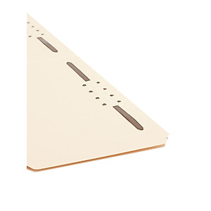 Smead Heavy-Duty Fastener File Folder, 2 Fasteners, 1/3-Cut Tab, Legal Size, Manila, 50 per Box (19600)