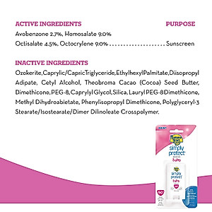 Banana Boat Spf#50+ Baby Simply Protect Stick 0.5 Ounce (14ml) (3 Pack)