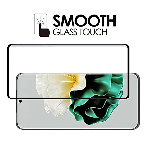 AISELAN for Huawei P60 3D Curved Screen Protector, [2 Pcs] 3D Full Coverage HD Clear Anti-Scratch Easy Installation Screen Tempered Glass for P60 / P60 Pro / P60 Art (6.67-inch) 2023