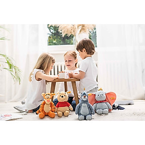 Steiff Disney Soft Cuddly Friends Tigger 12", Premium Stuffed Animal, Orange/Beige