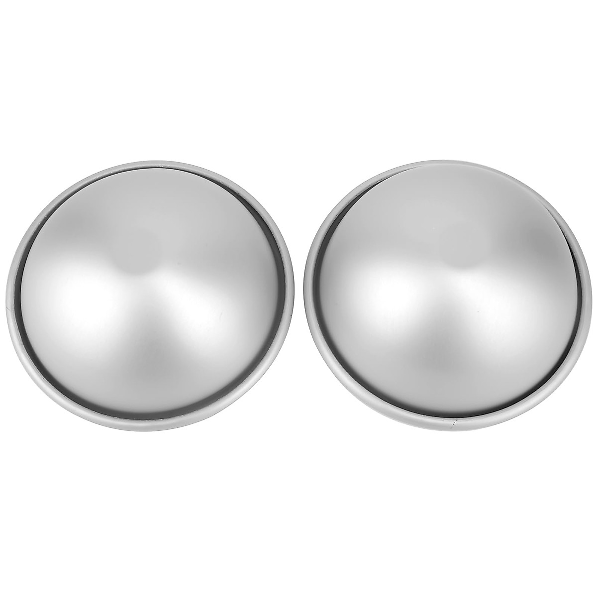 4 Inch Dome Cake Pan, 2 PCS Football Cake Pan, Hemisphere Cake Mold, 3D Soccer Cake Pan, Aluminum Cake Decorating Mold Nonstick Baking Tool