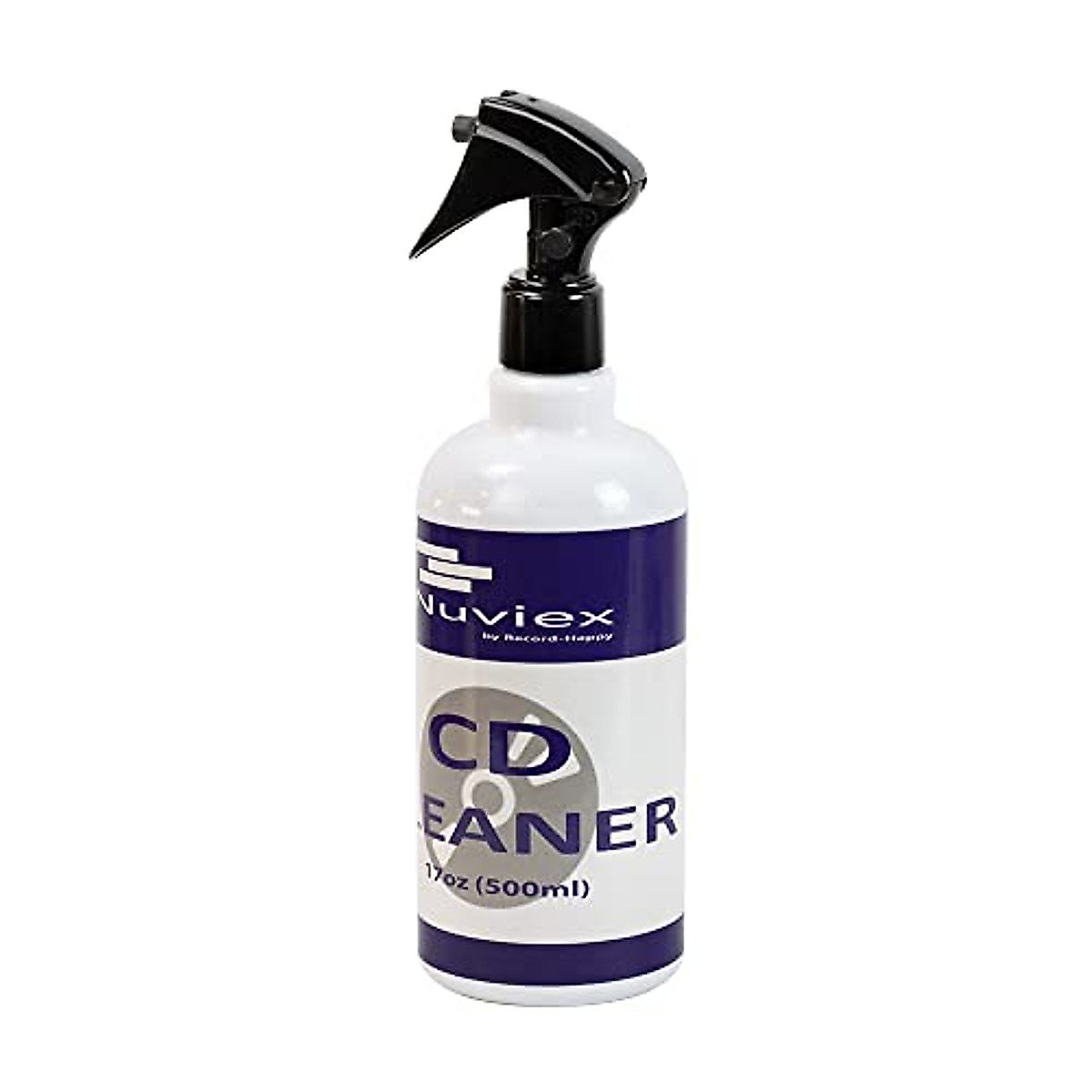Premium CD Cleaner Spray Fluid - Compact Disc CD-DVD Cleaning Solution and Practical Microfiber Anti-Static Glove - Big Bottle 17oz