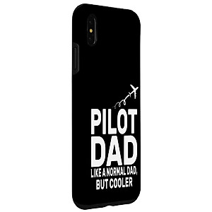 iPhone XS Max Funny Pilot Art For Dad Pilot Aviation Airplane Humor Pilot Case