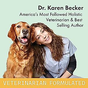 Dr. Mercola, Bark & Whiskers, Digestive Enzymes for Cats & Dogs, 150 Scoops (4.23 oz), Kibble Diets or Pets with Sensitive Stomachs, Non GMO, Gluten Free, Soy Free
