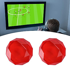 Thumb Grips Cover Professional Silicone Controller Thumb Stick Grip Joystick Button Cap Cover Universal Rocker Cap for PS3/PS4(red)