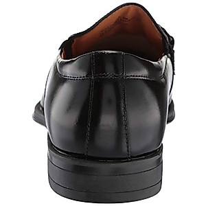 Stacy Adams Men's Pierce Moe-Toe Slip-on Penny Loafer, Black, 9 M US