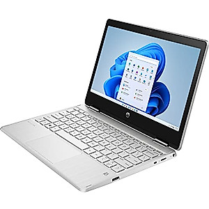 2022 HP X360 2-in-1 Convertible Laptop, 11.6" HD IPS Touchscreen Display, Intel Pentium Silver Quadcore N5030, 4GB DDR4, 128GB SSD + YSC Accessory, Webcam, USB-C, Windows 11 S