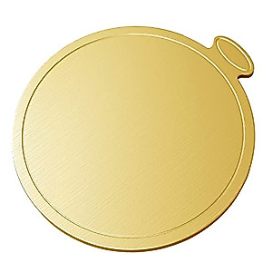100 Pcs Gold Cake Boards Mini Round Cake Cardboard 3 Inch for Mousse Cupcake, Cake Dessert, Cake Decorating, 8cm