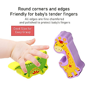 Montessori Toy for 3 4 5 6 Years Old Animal Wooden Building Blocks Staking, Animal and Noah Boat Balancing Game, STEM Preschool Educational Toys, Gift for Kids