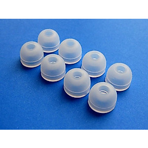 8pcs (CL) Small Size (S) Replacement Earbuds Eartips Adapters Compatible with Motorola S9 S9-HD S10 S10-HD Headphones/Headsets