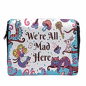 Ambesonne Fantasy Cross Body Messenger Bag, Alice in Wonderland, Unisex