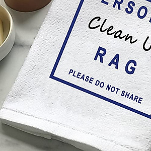 Personal Clean Up Rag Naughty Funny Wash Towel for Boyfriend Huaband Adult Humor Gift (Personal Clean Up Rag)