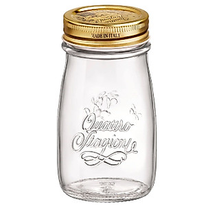 Bormioli Rocco Quattro Stagioni Milk Bottle - 0.20 Liter (6.75 oz.) - Set of 4