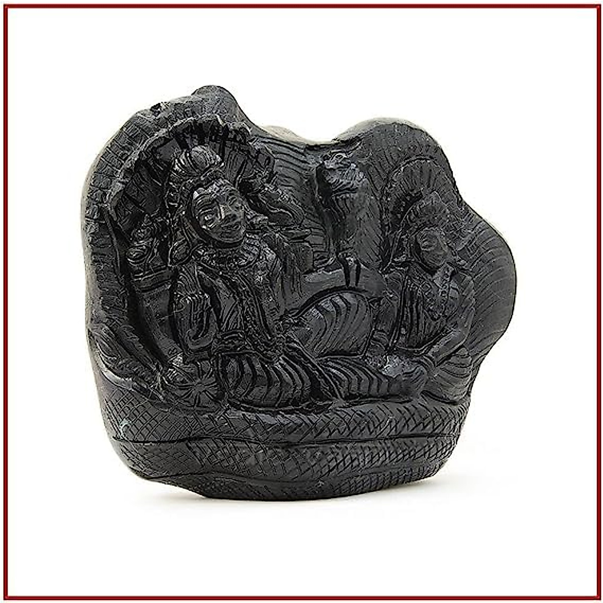 Vedic Vaani The Rarest Sculpture Laksmi Narayana Sacred Blessings Shaligram (Pack of 3)